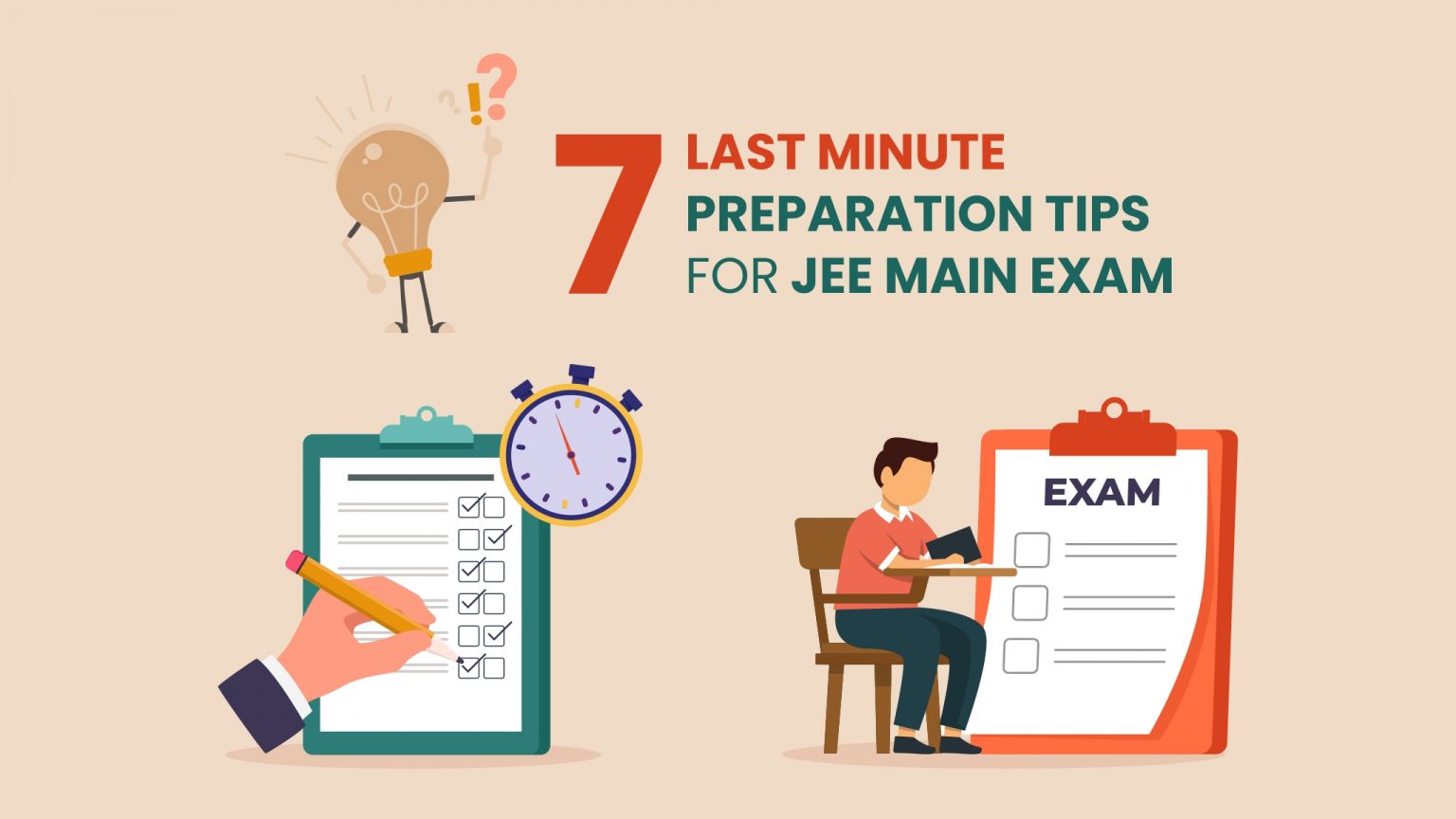 7 Last-Minute Preparation Tips For JEE Main Exam - Go, Ace It! - Narayana Schools - Reading Corner